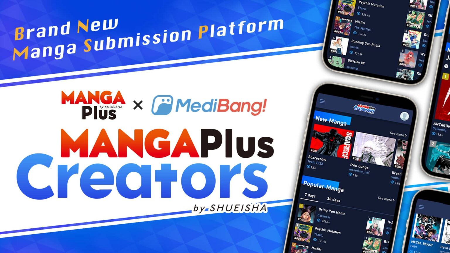 'MANGA Plus Creators By SHUEISHA' lanzado en todo el mundo por Shueisha ...