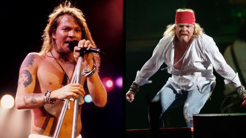 Axl Rose antes y después: cómo se transformó el cantante - En El Ajo En ...